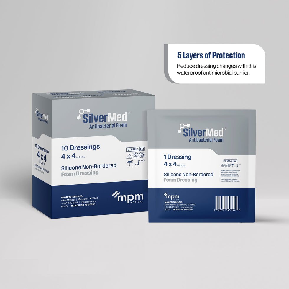 SilverMed Antibacterial Foam | Foam Dressing | Silvermed |MPM Medical