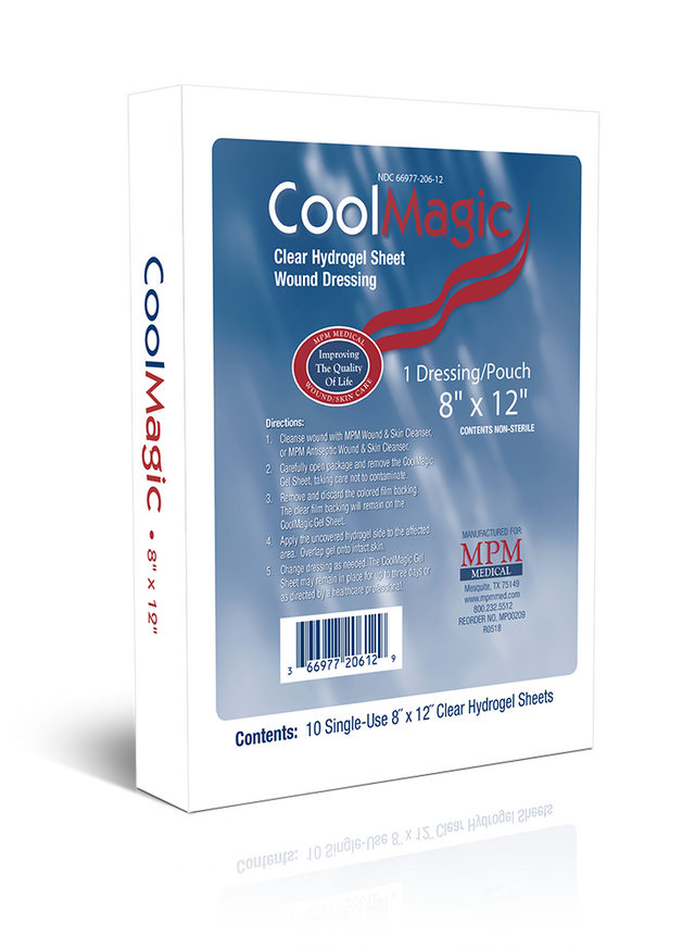 CoolMagic | Hydrogel Sheet Dressing | Wound Care | MPM Medical