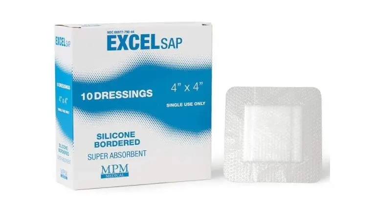 ExcelSAP | Super Absorbent Dressing | Silicone Dressing | Wound Care ...