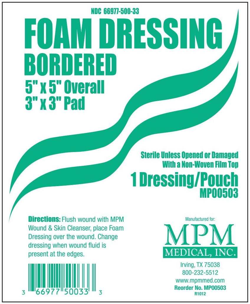 Foam Dressings Bordered | Super Absorbent Dressing | MPM Medical