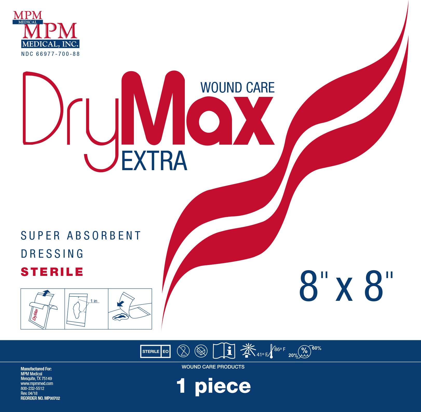 DryMax Extra | Super Absorbent Dressing |Heavy Absorption |MPM Medical