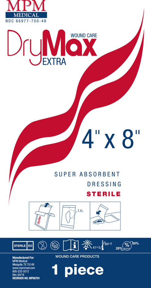 DryMax Extra | Super Absorbent Dressing |Heavy Absorption |MPM Medical