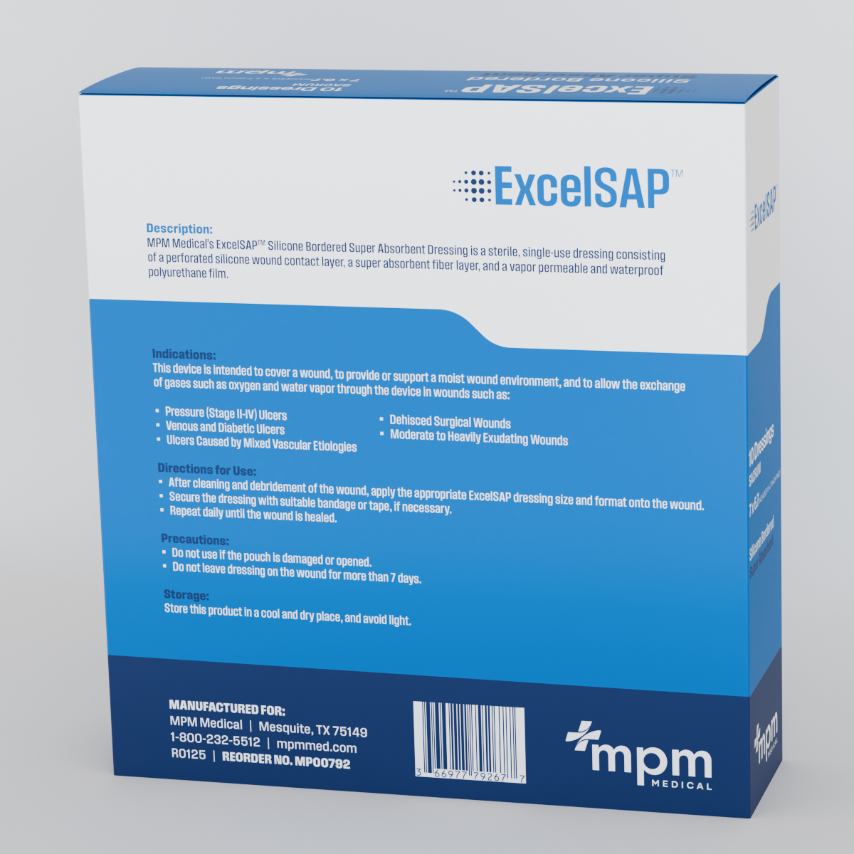 ExcelSAP | Wound Care Dressings | Wound Dressings | MPM Medical
