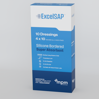 ExcelSAP Super Absorbent Dressing | occlusive wound dressing | MPM Medical