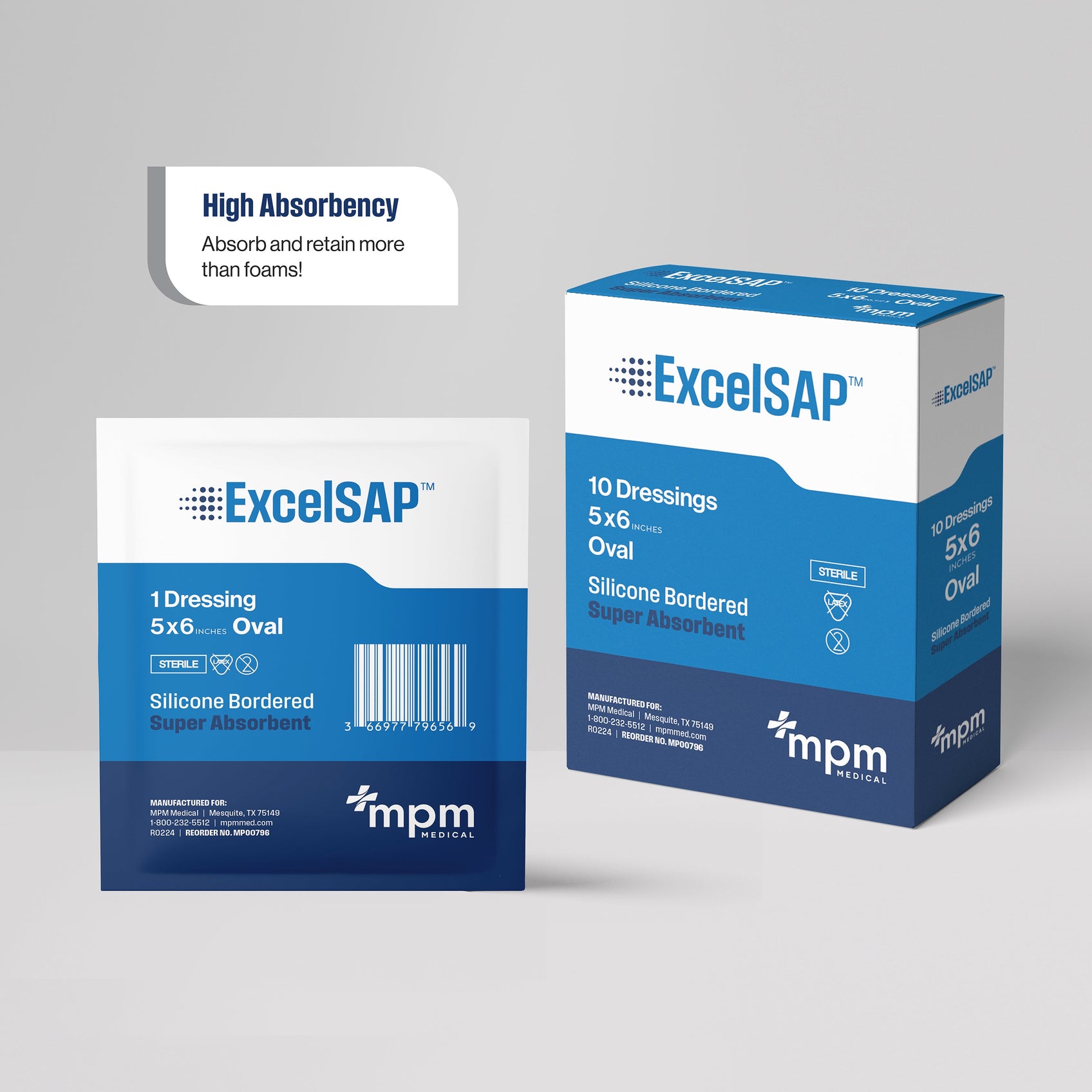 ExcelSAP | Wound Care Dressings | Wound Dressings | MPM Medical