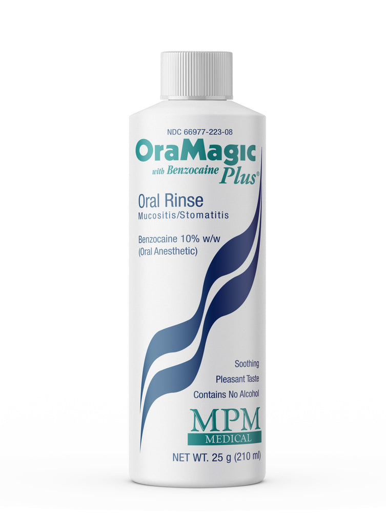 OraMagic Plus Oral Wound Rinse | Antiseptic Mouthwash | MPM Medical